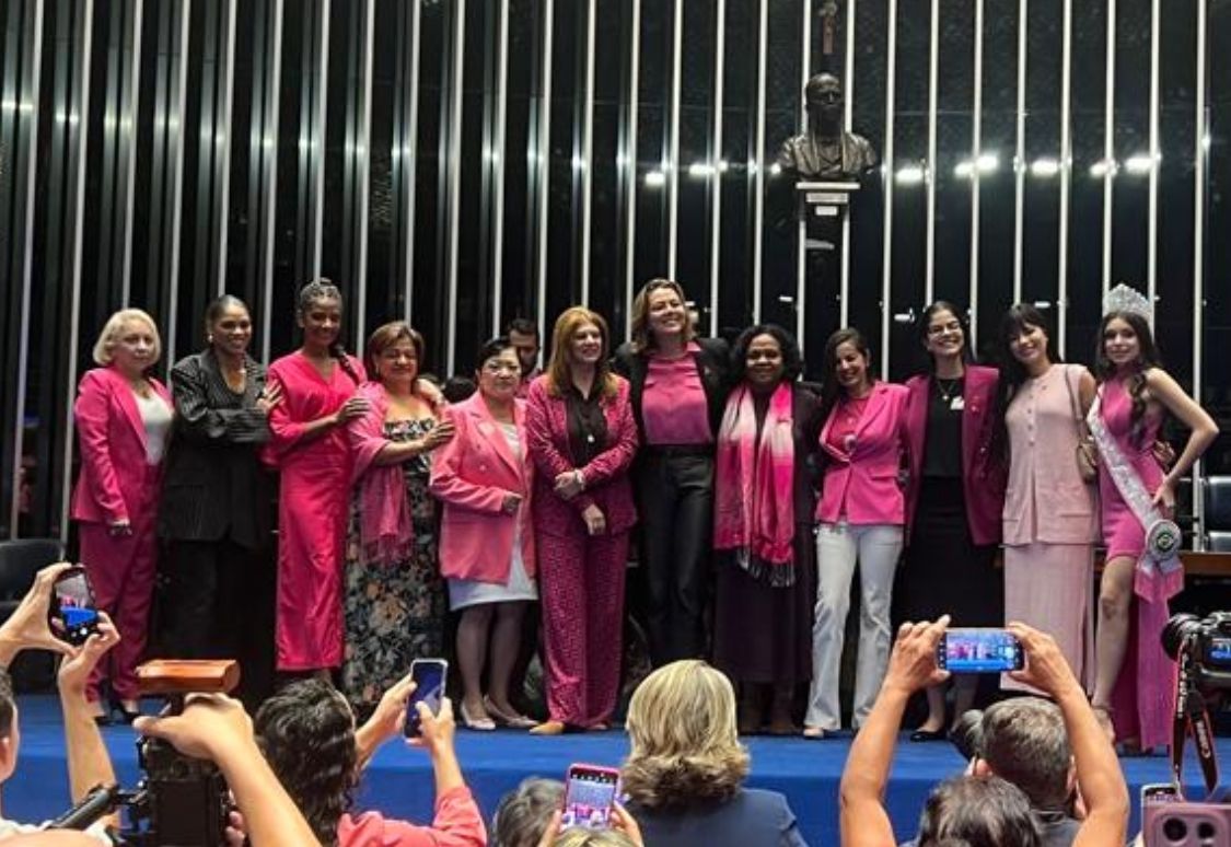 Senadora Leila Barros mobiliza o Senado na Luta contra o Câncer de Mama ...